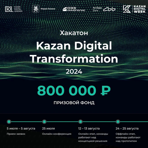 Участвуй в «Kazan Digital Transformation 2024»